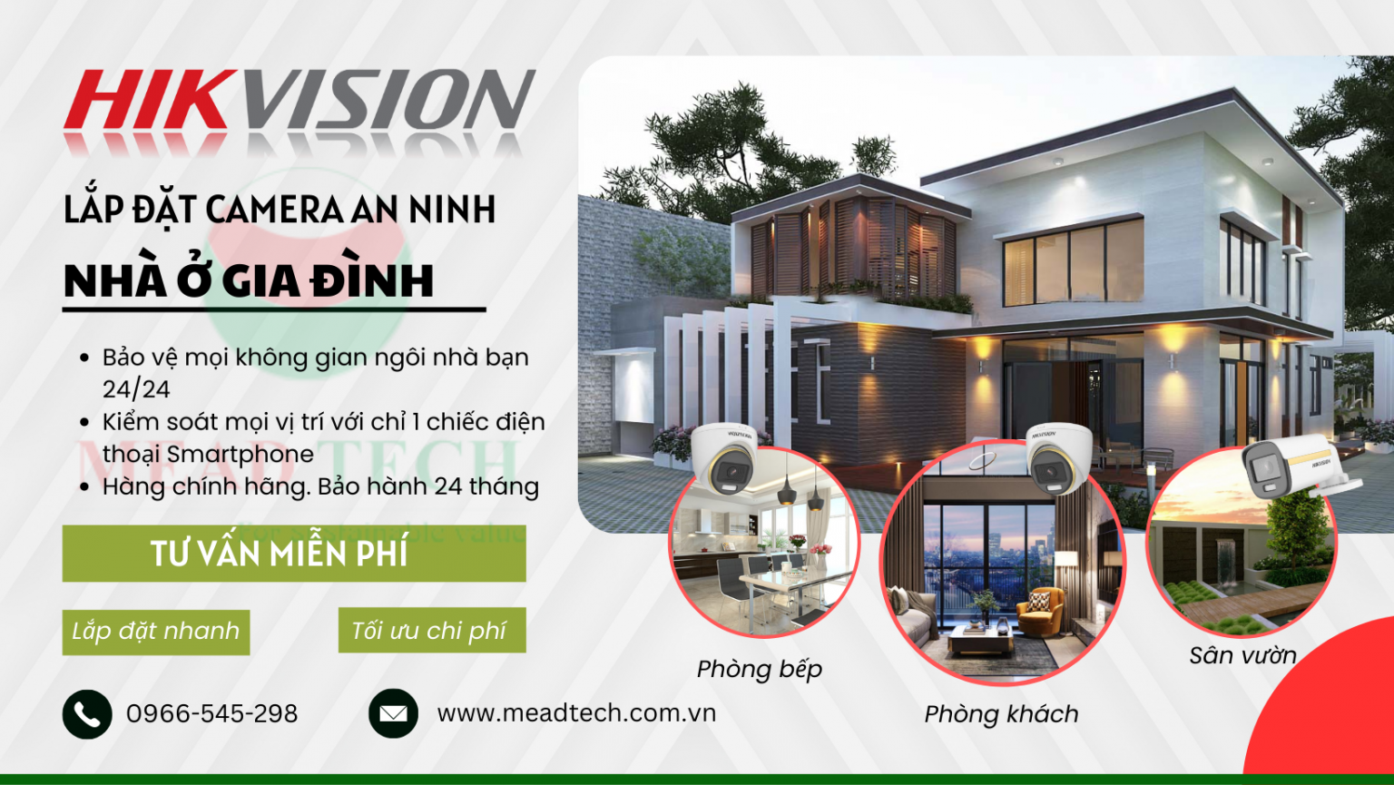 6 Loại công trình thường lựa chọn camera Hikvision - Mead Tech